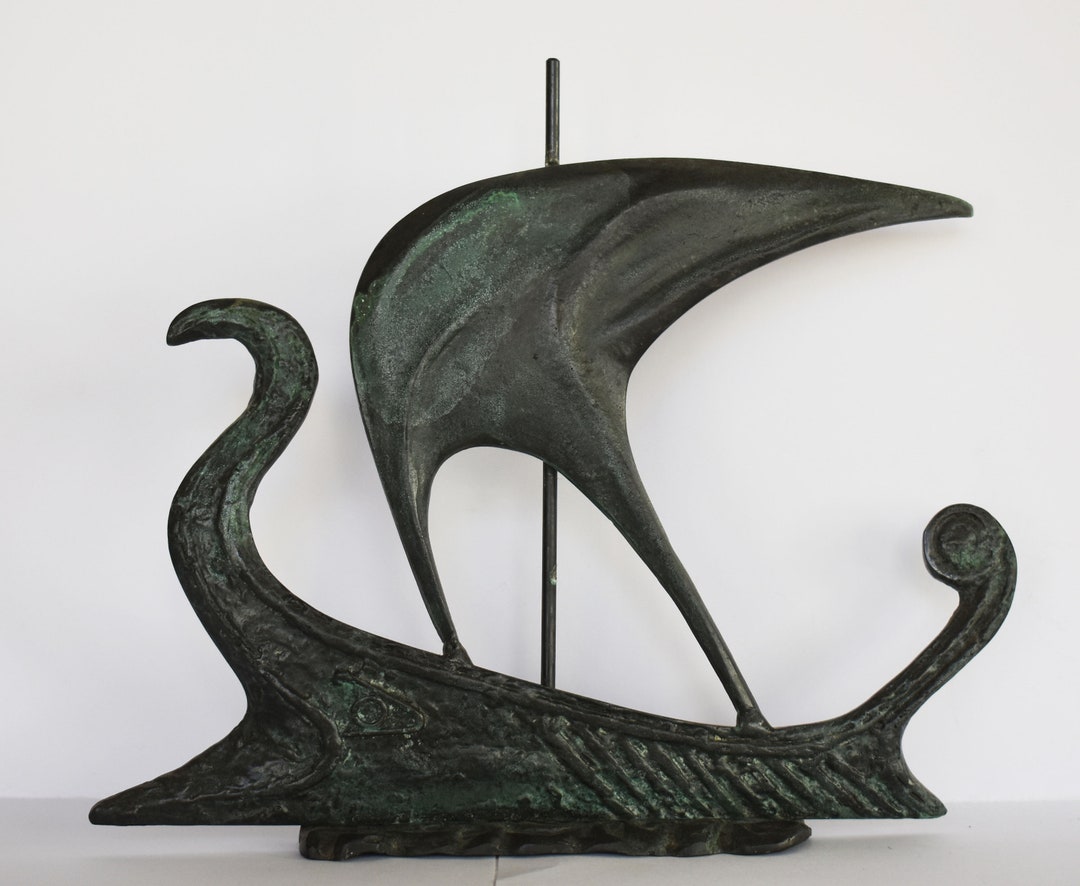 Ancient Greek Athenian Ship - Trireme, Warship - Reproduction - Pure ...