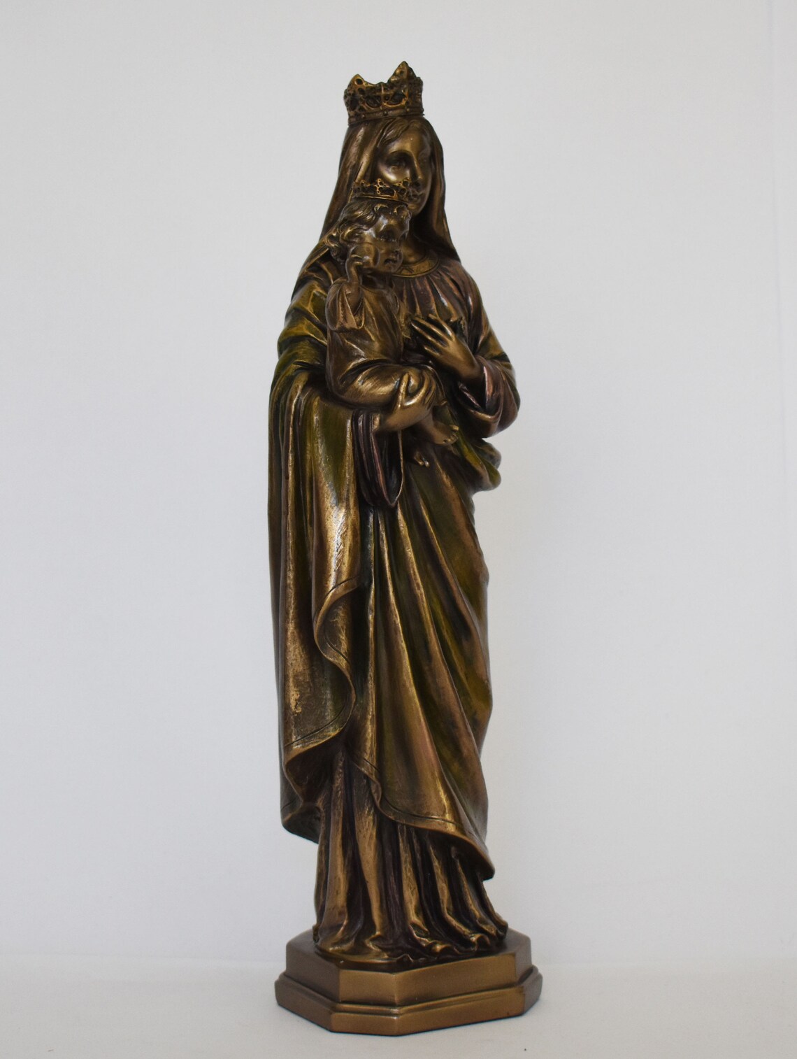 Virgin Mary Hugging Baby Jesus Blessed Mother Christianity - Etsy UK