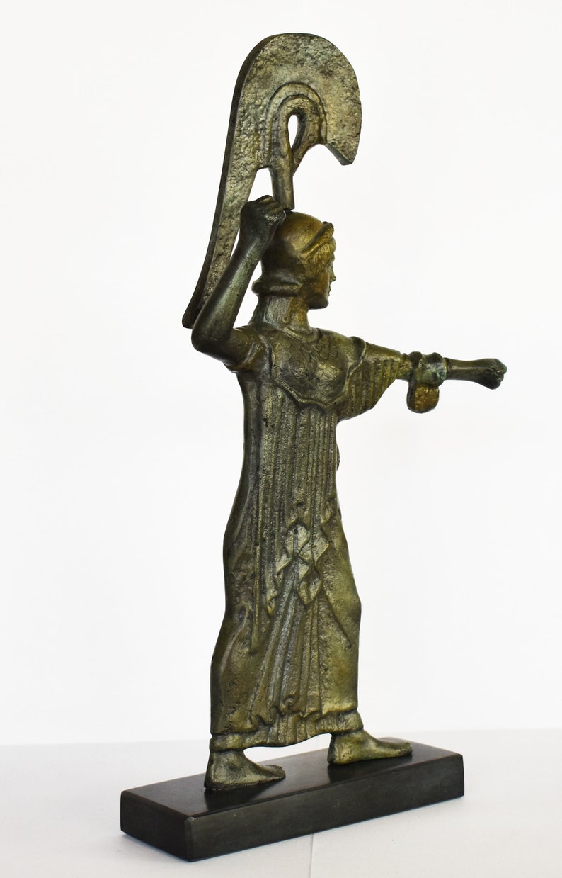 Athena Promachos Statue - Stood Between the Propylaea and the Parthenon ...