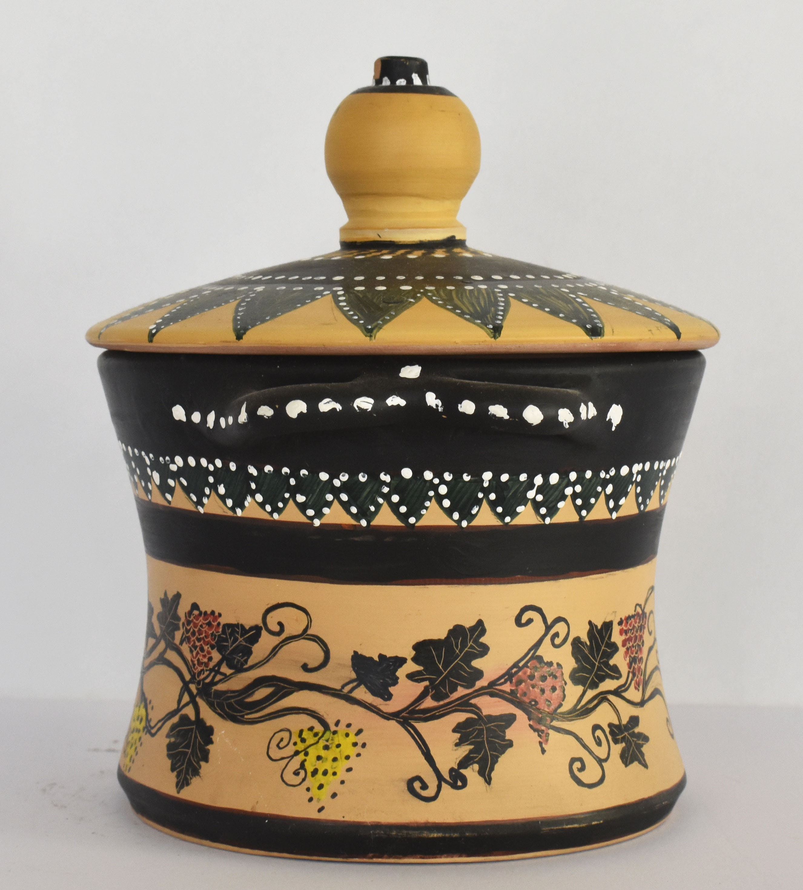 Ancient Greek Pyxis Bunches of Grapes Symbol of Dionysus - Etsy