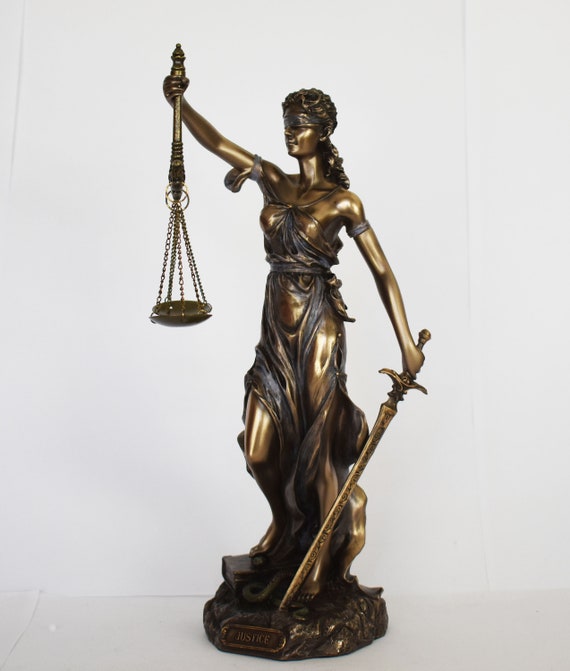 Sculpture Art & Collectibles Themis Justitia Natural Law and Custom ...