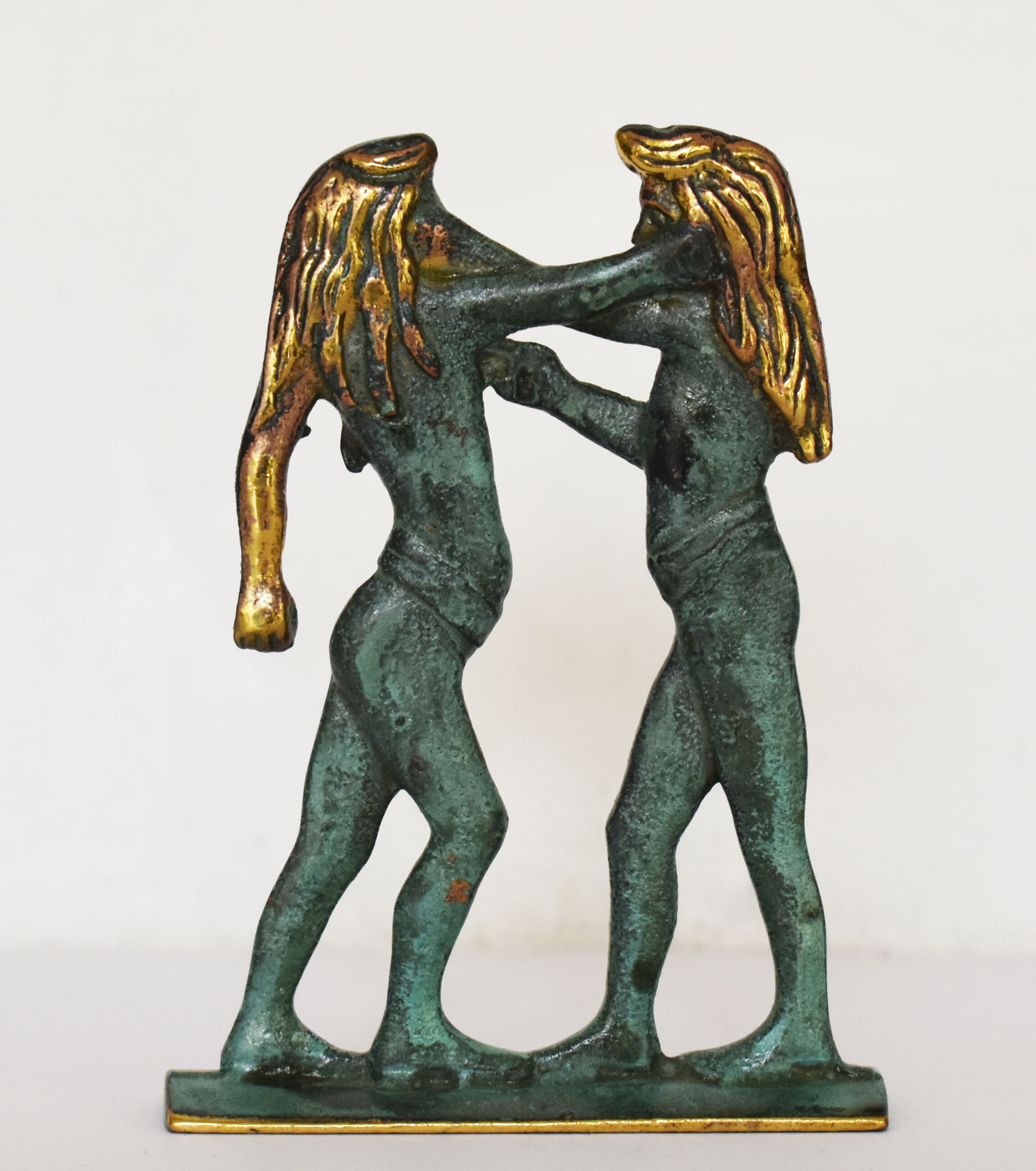 Akrotiri Boxers Two Young Boys Wearing Boxing Gloves and | Etsy