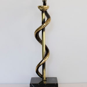 Rod of Asclepius - Serpent-entwined Rod Wielded by the God Asclepius, a ...