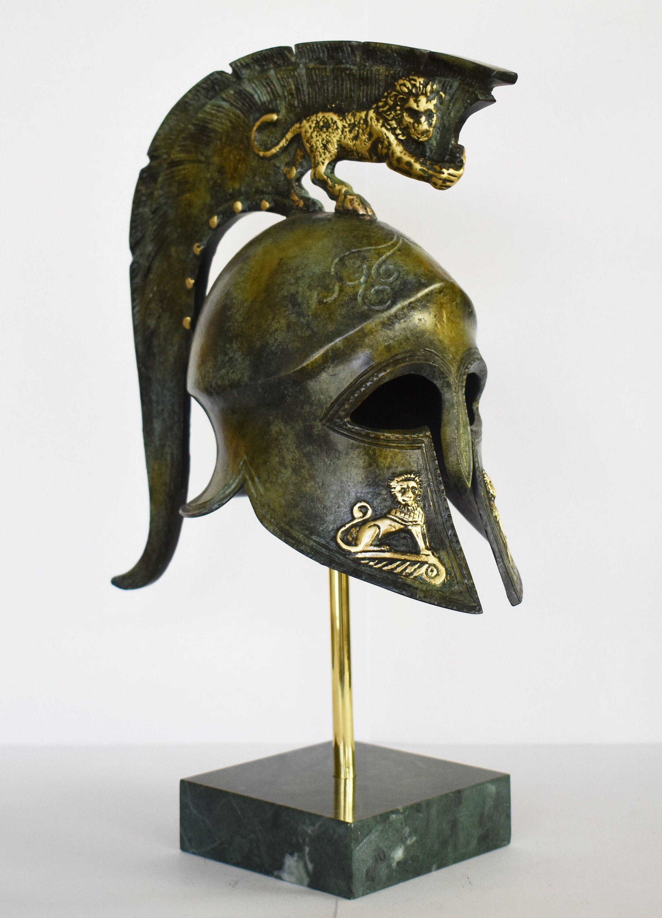 Ancient Greek Spartan Corinthian Helmet Classic Period | Etsy