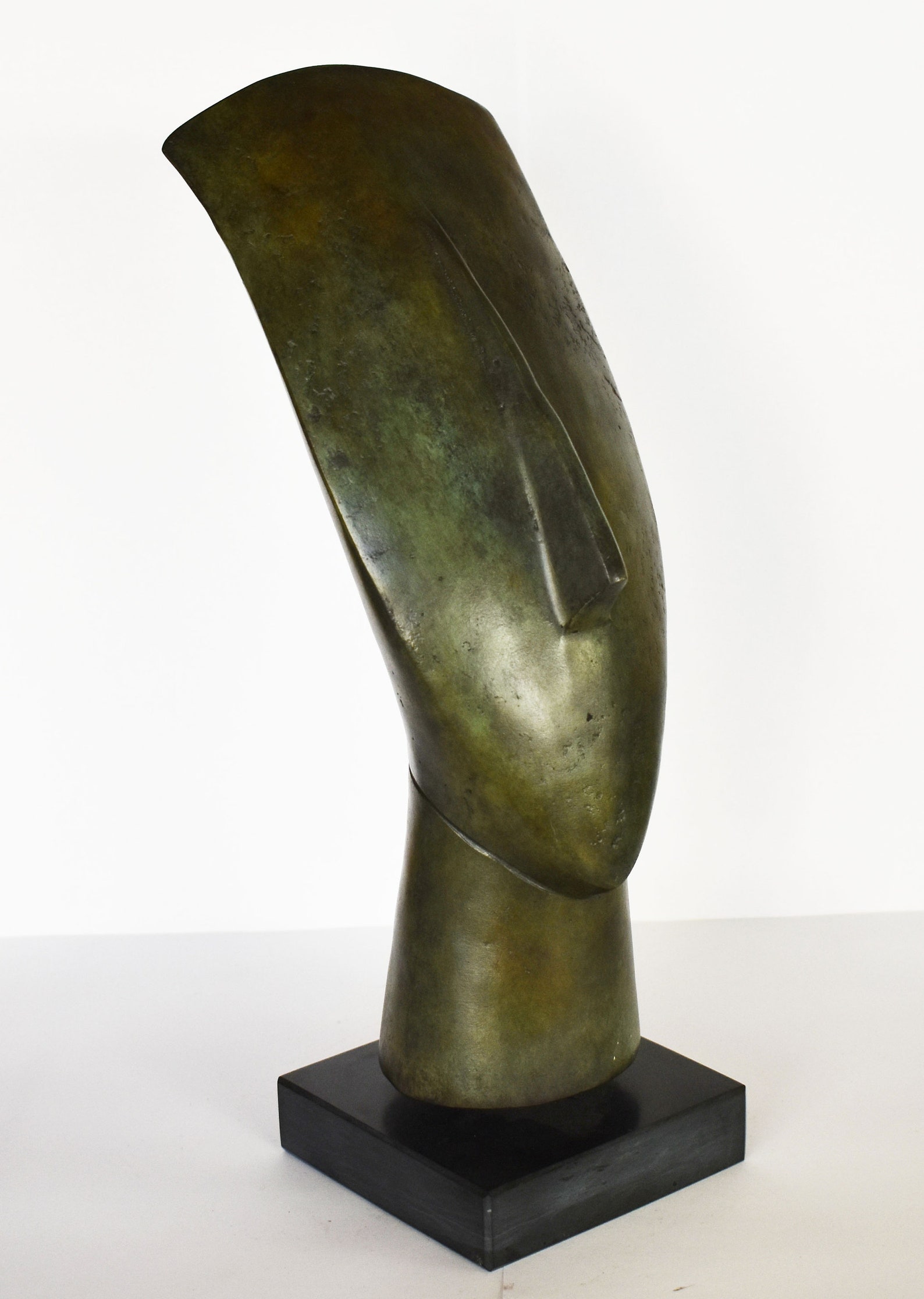 Cycladic Male Bust Figure From Keros Island Marble Base - Etsy