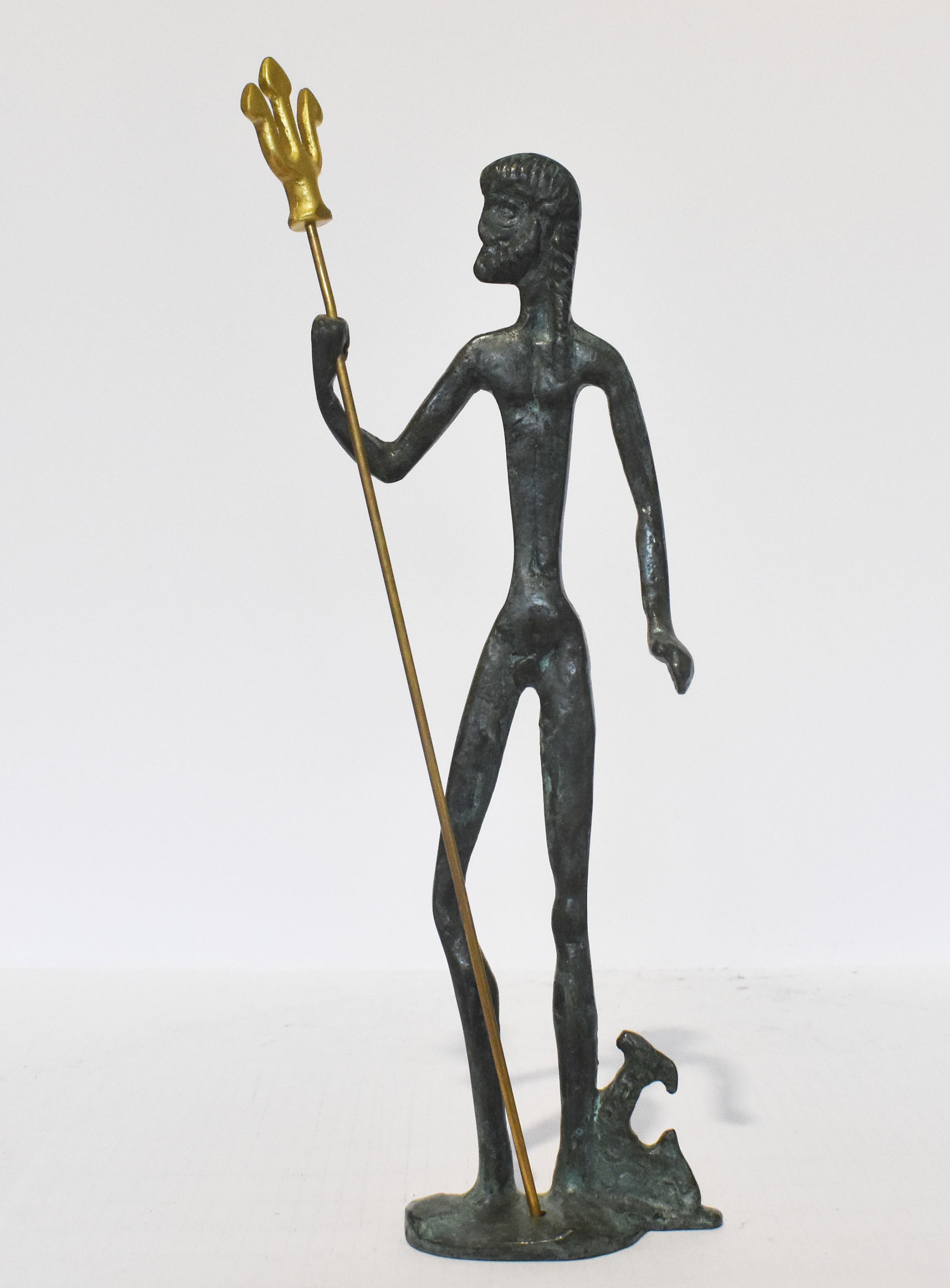 Poseidon Neptune Greek Roman God of the Sea Pure Bronze - Etsy
