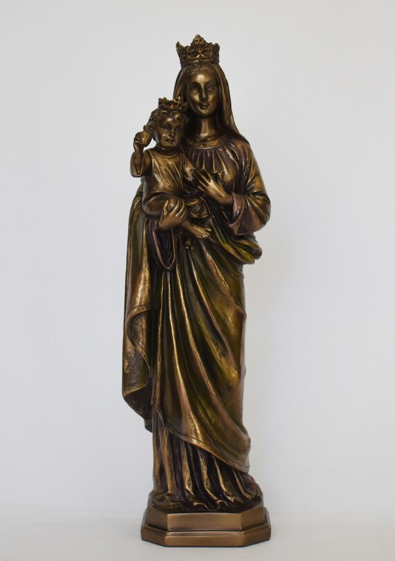 Virgin Mary Hugging Baby Jesus Blessed Mother Christianity - Etsy UK