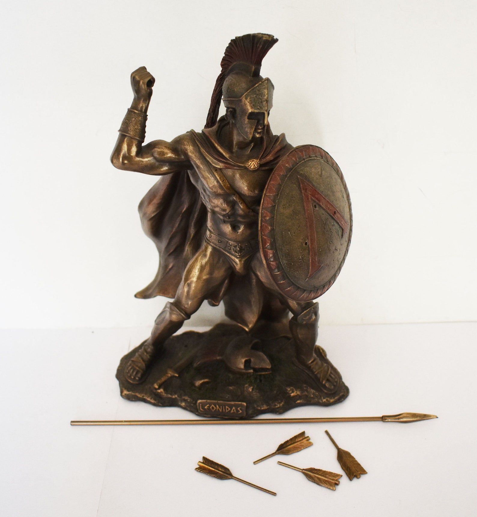 Leonidas Spartan King Leader of 300 Battle of - Etsy