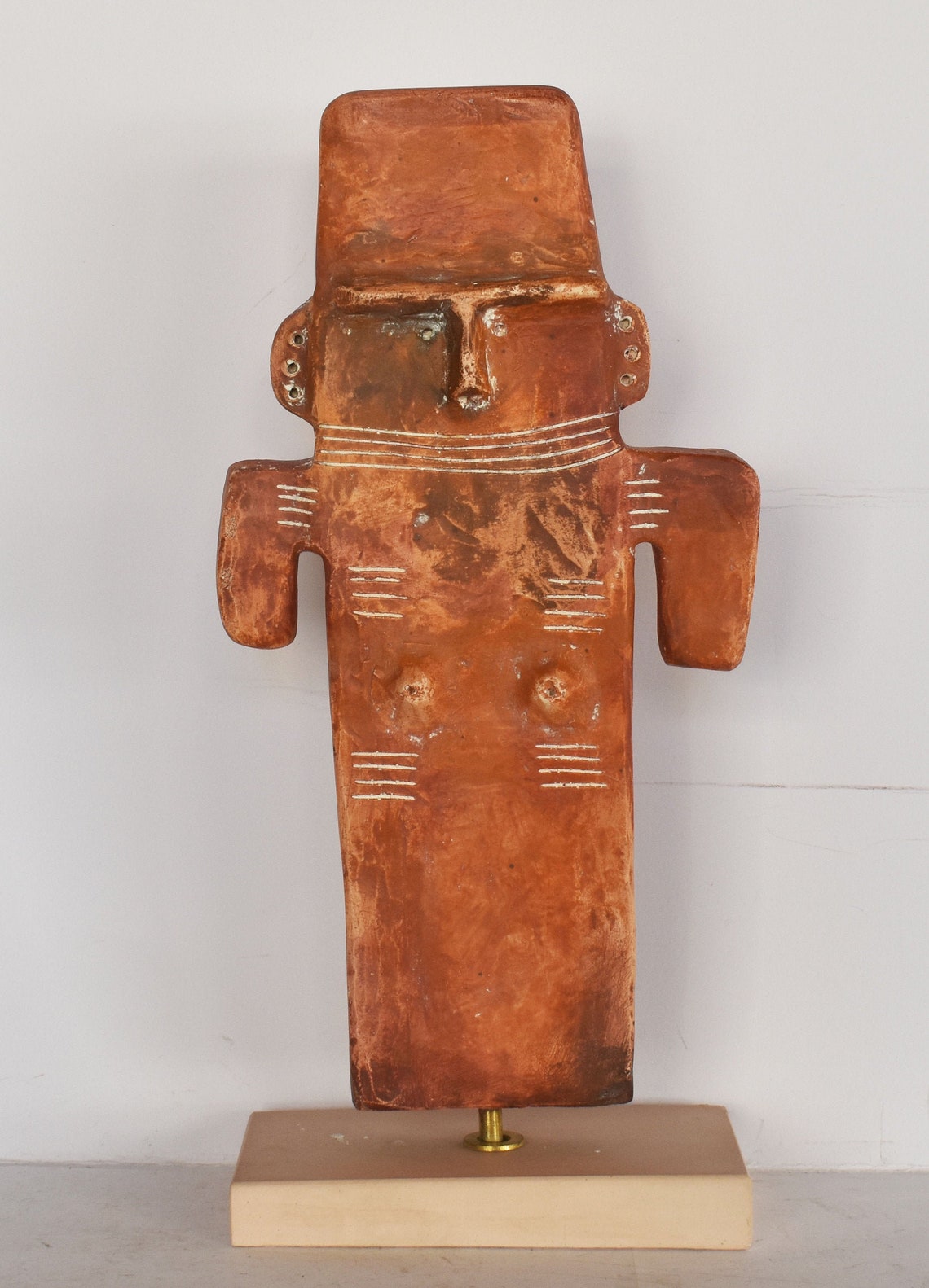 Plank Shaped Female Figurine From Cyprus 1100 BC Museum | Etsy