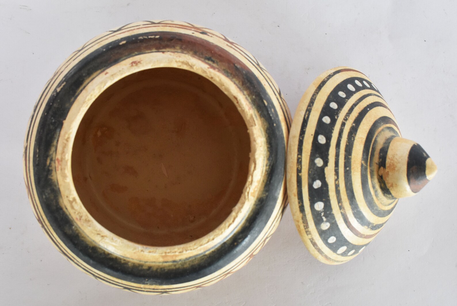 Vase Pyxis Boîte cylindrique Motif géométrique Athènes | Etsy