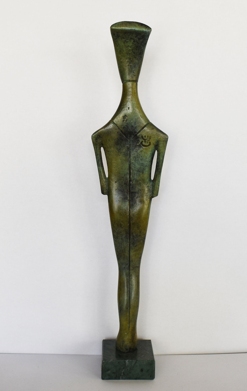 Cycladic Female Idol Figure From Keros Island Greece - Etsy