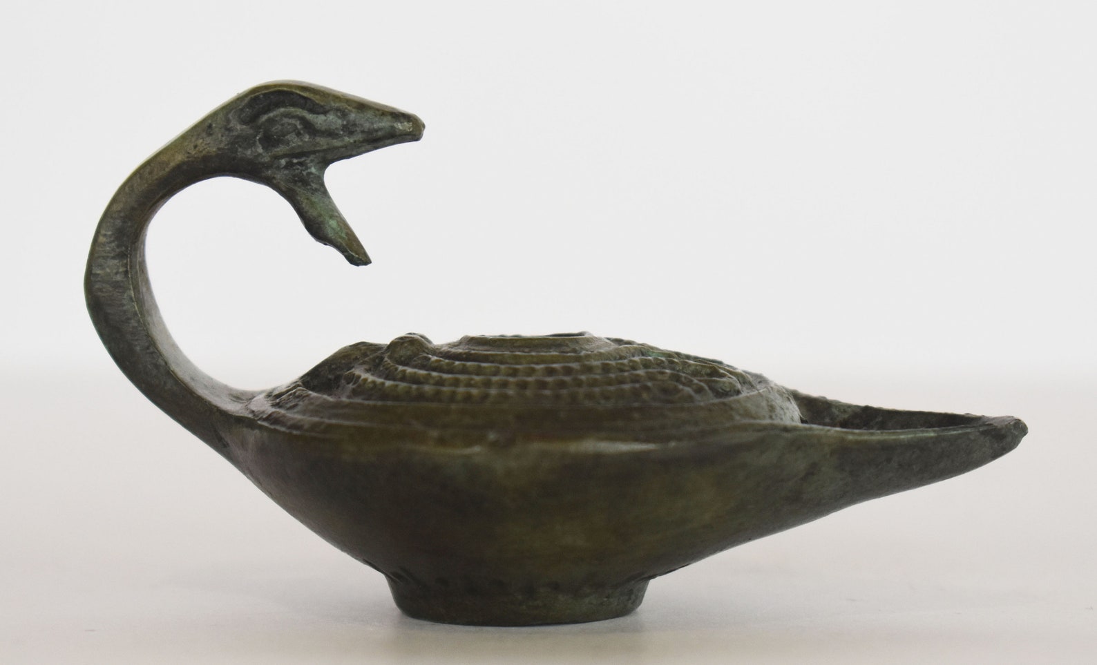 Bronze Oil Lamp Snake and Octopus Design Ancient Greek - Etsy