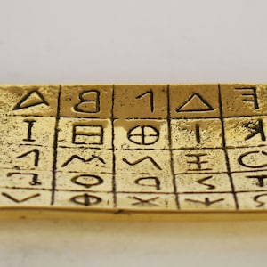 Plate - Ancient Greek Alphabet - the Ancestor of the Latin and Cyrillic ...