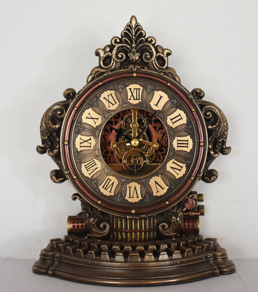 Retro Steampunk Clock - Modern Art, Decoration - Inspired by 19th ...
