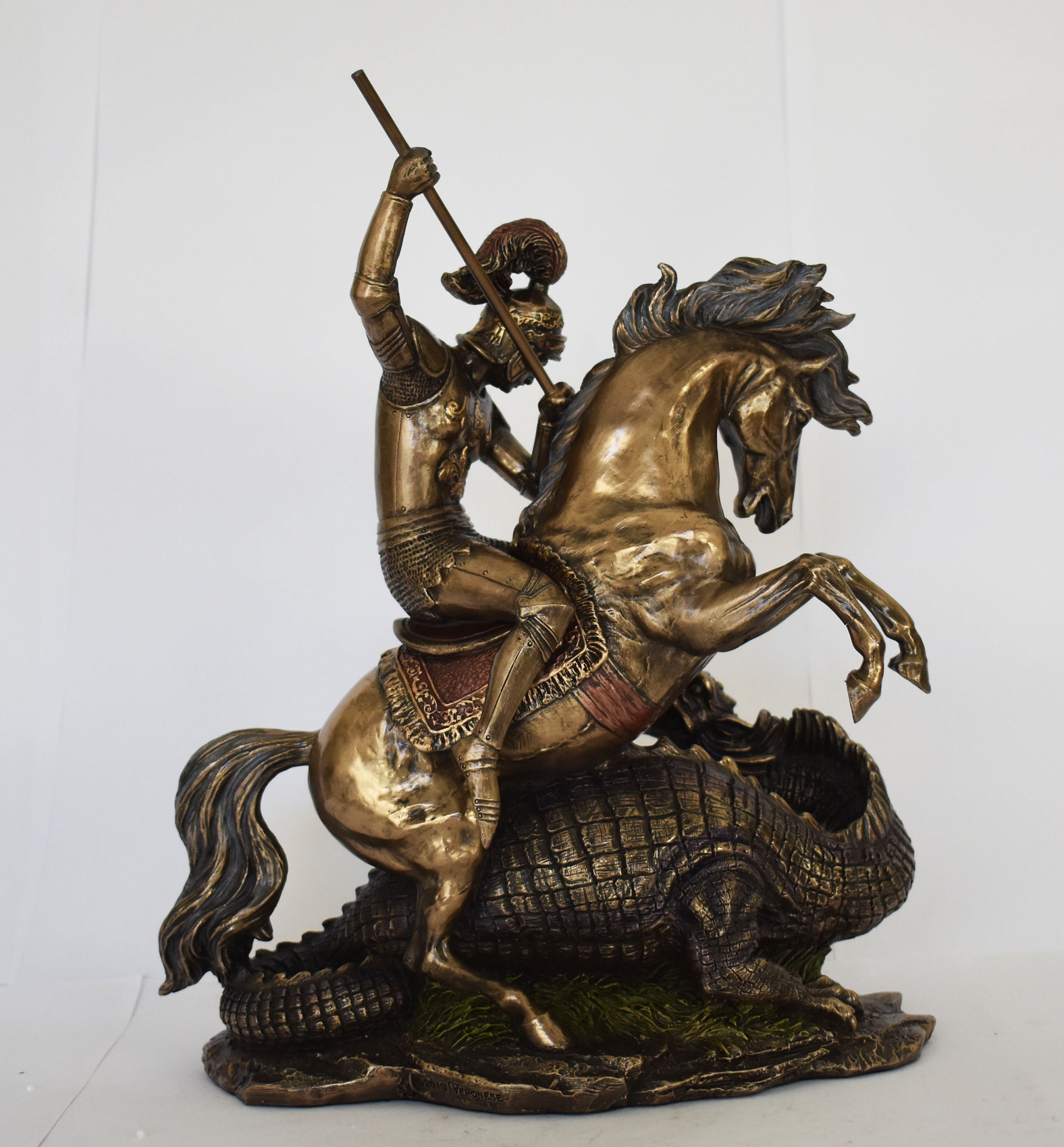 Saint George and the Dragon Legend Rescues the Princess as | Etsy