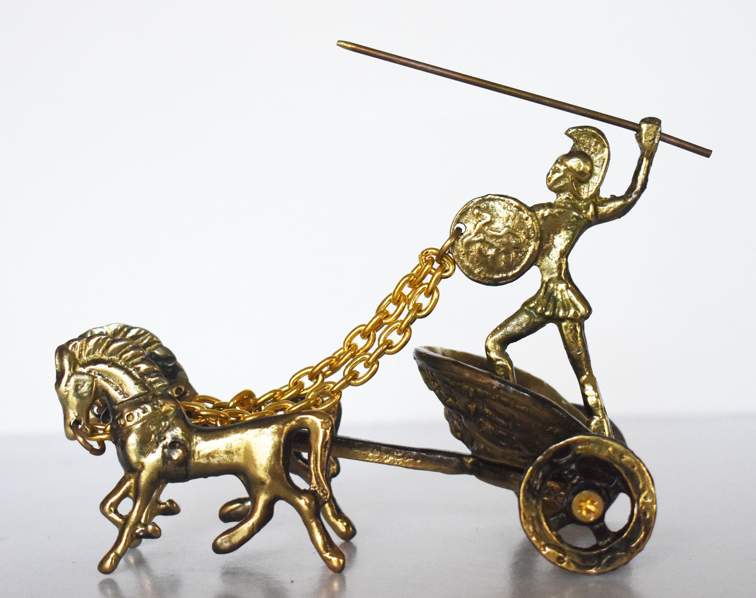 Achilles On Chariot Greek Hero Son Of Thetis And Peleus Etsy