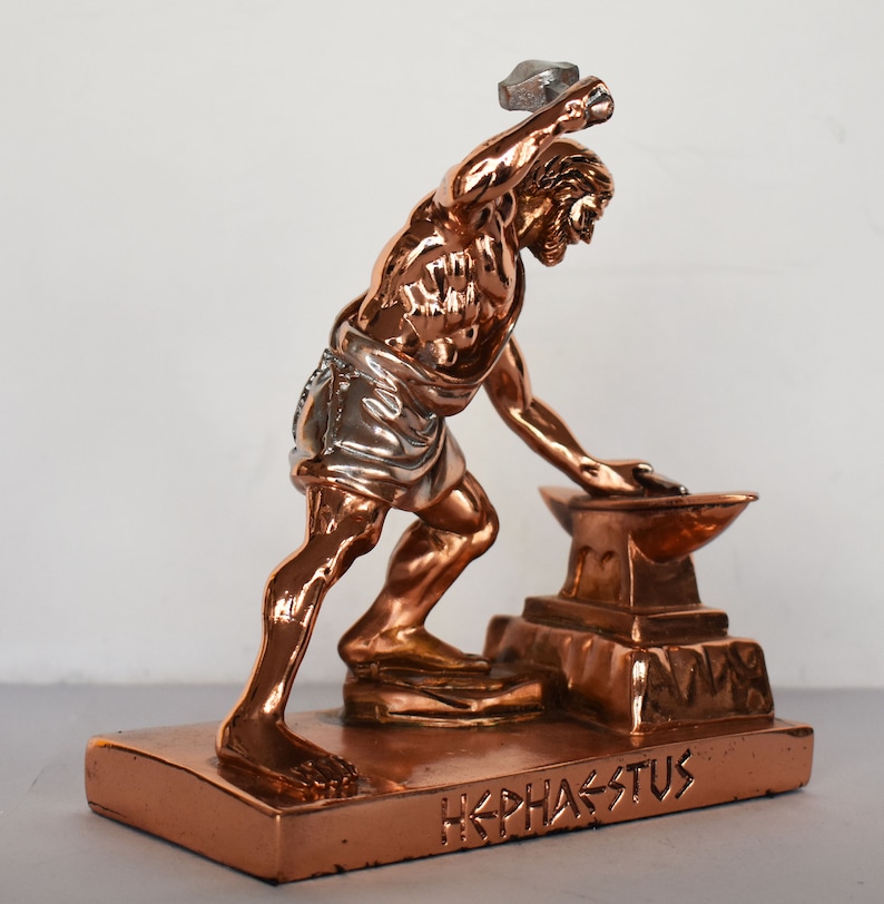 Hephaestus Vulcan - Greek Roman God of Blacksmiths, Metalworking ...