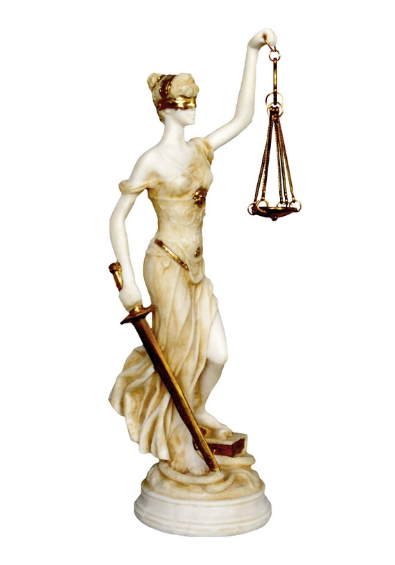 Sculpture Art & Collectibles Themis Justitia Natural Law and Custom ...