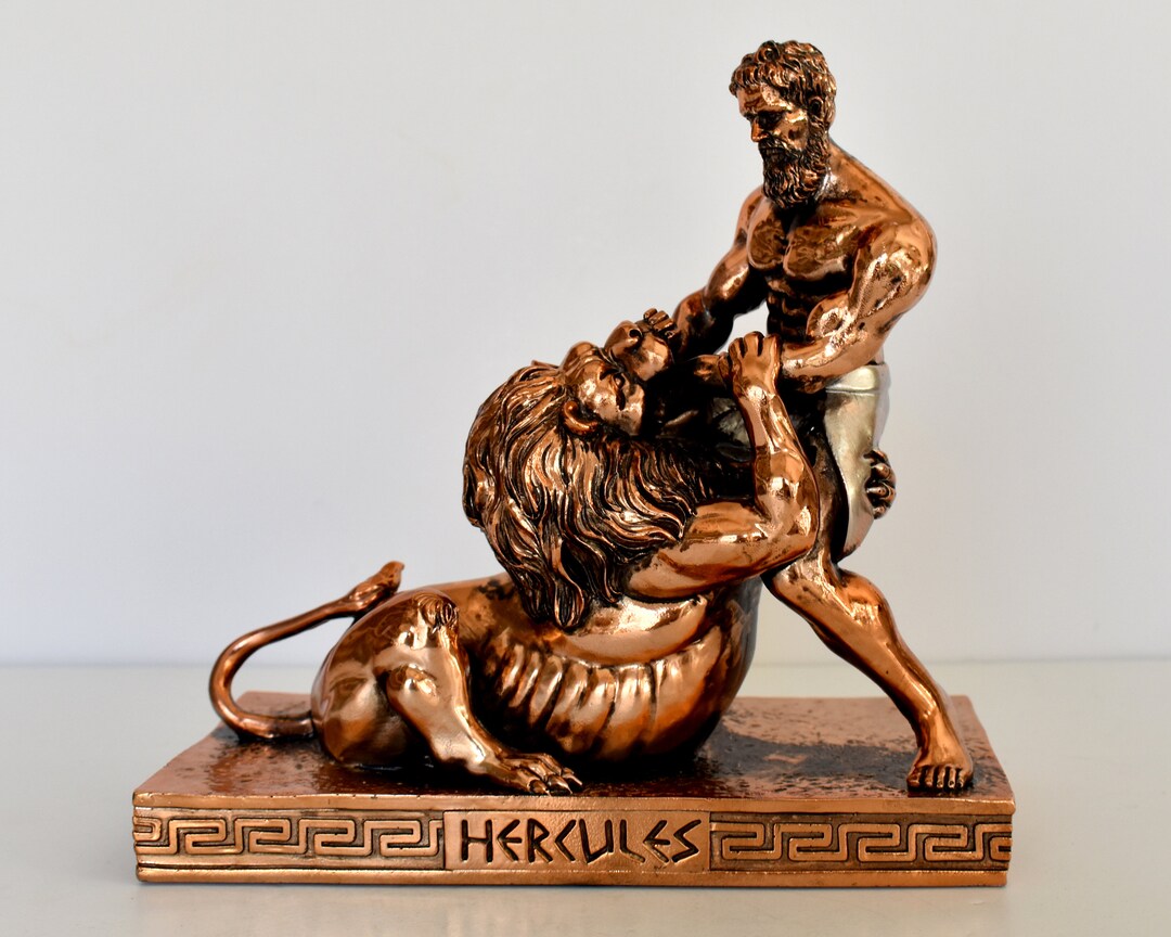 Hercules Heracles - Nemean Lion - Greek Divine Hero - the 12 Labours ...