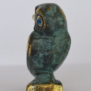 Owl of Wisdom and Intelligence Miniature Symbol of Goddess - Etsy