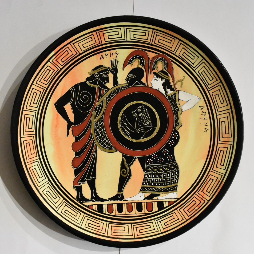 Athena Goddess of Wisdom Craft and Warfare Ares God of - Etsy