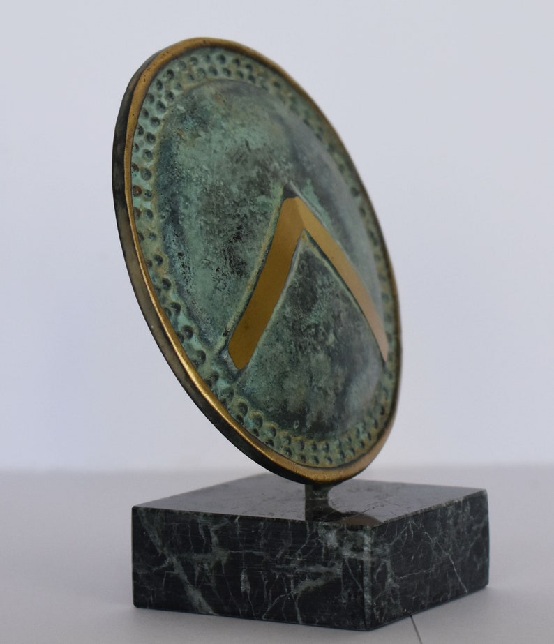 Scudo spartano greco antico Simbolo Λ Re Leonida e 300 - Etsy Italia