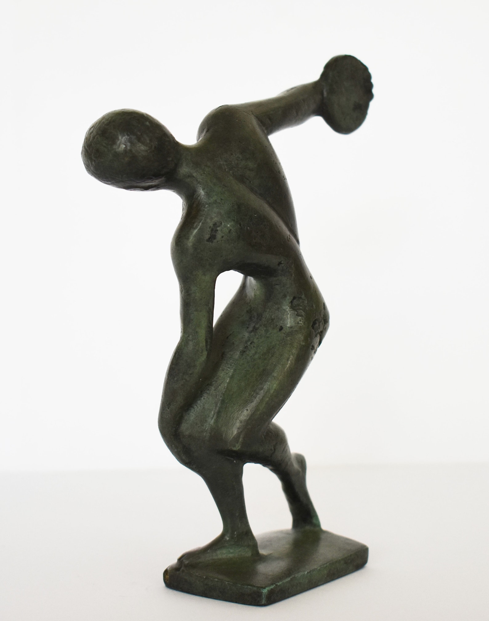 Discobolus of Myron Discus Thrower Ancient Greek Olympic - Etsy UK