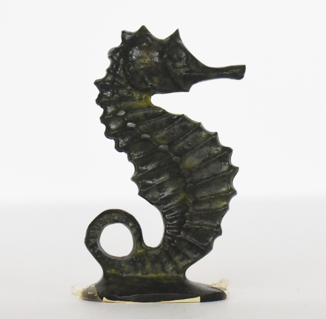 Seahorse Hippocampus Hippocamp Hippokampos Sea Animal Figurine Pure ...