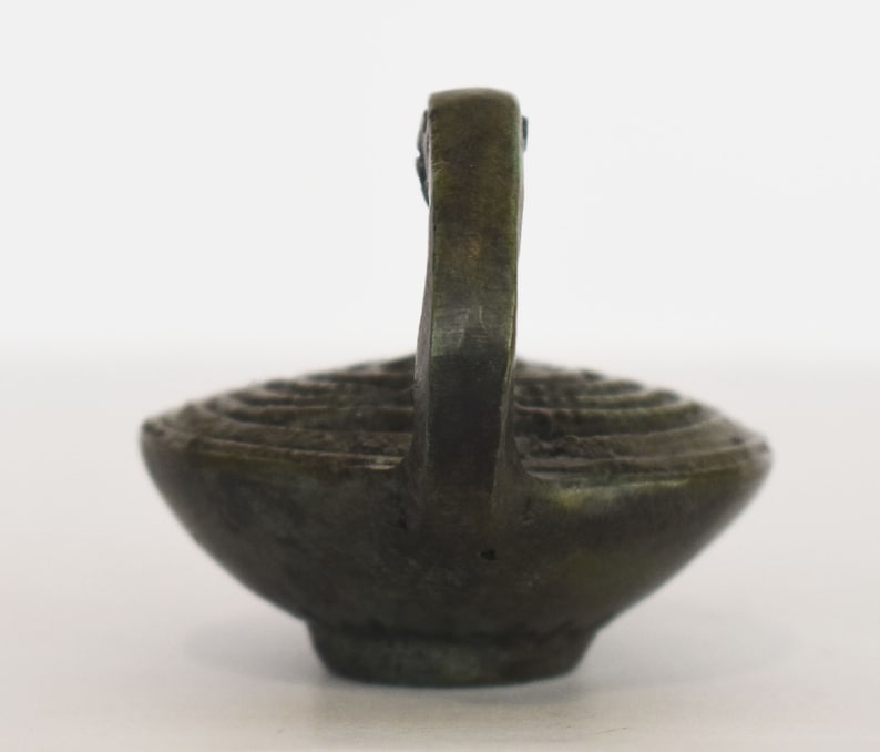 Bronze Oil Lamp Snake and Octopus Design Ancient Greek - Etsy