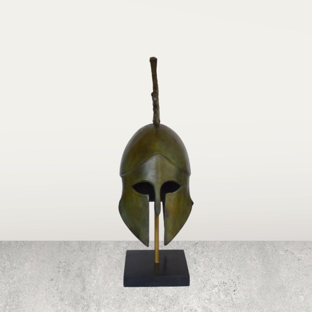 Ancient Greek Athenian Corinthian Helmet With Griffin - Classic Period ...