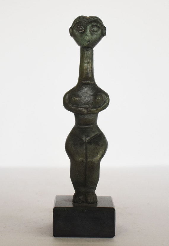 Paleolithic Female Figurine Marble Base Ancient Greek | Etsy