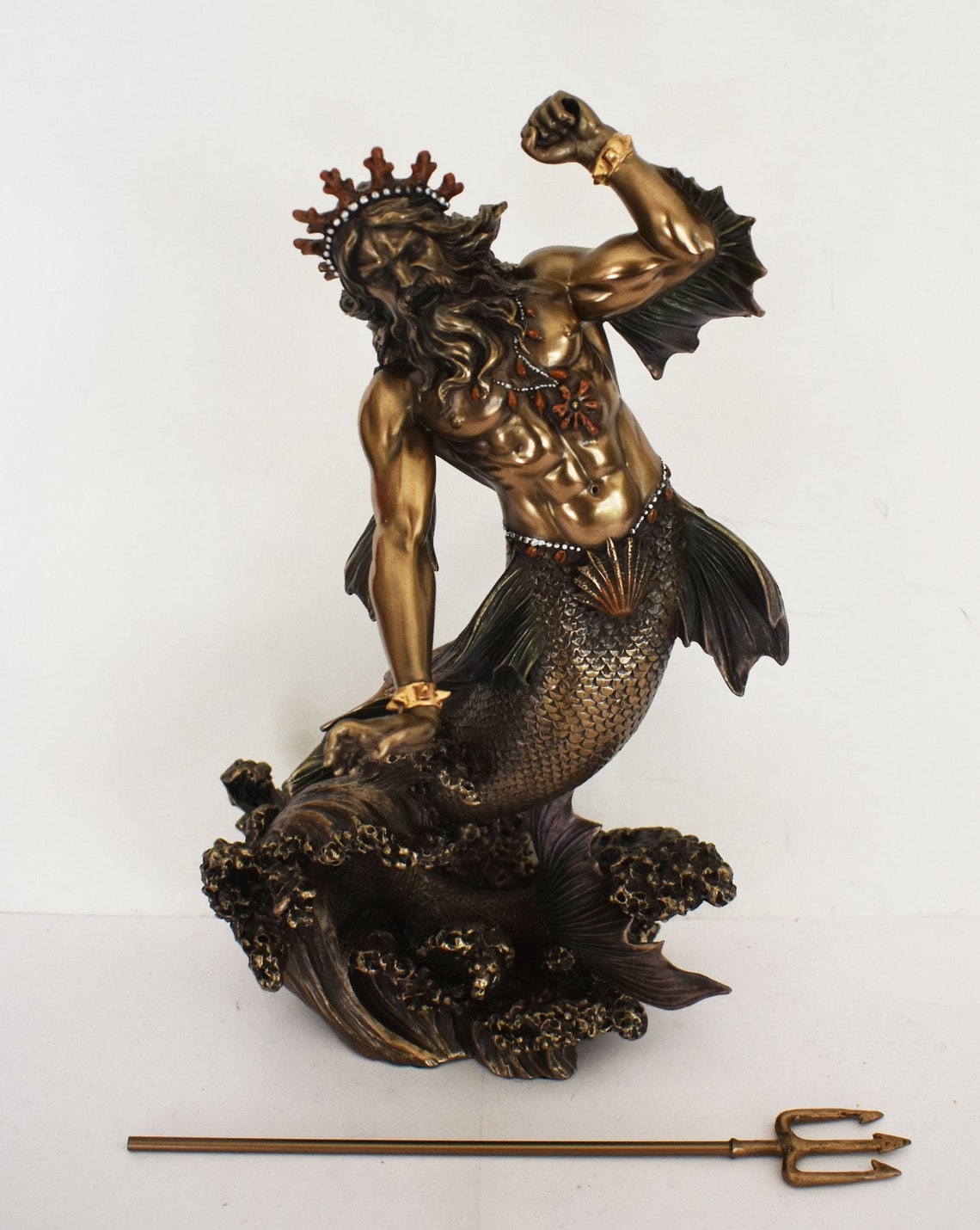 Poseidon Neptune Greek Roman God of the Sea Storms | Etsy