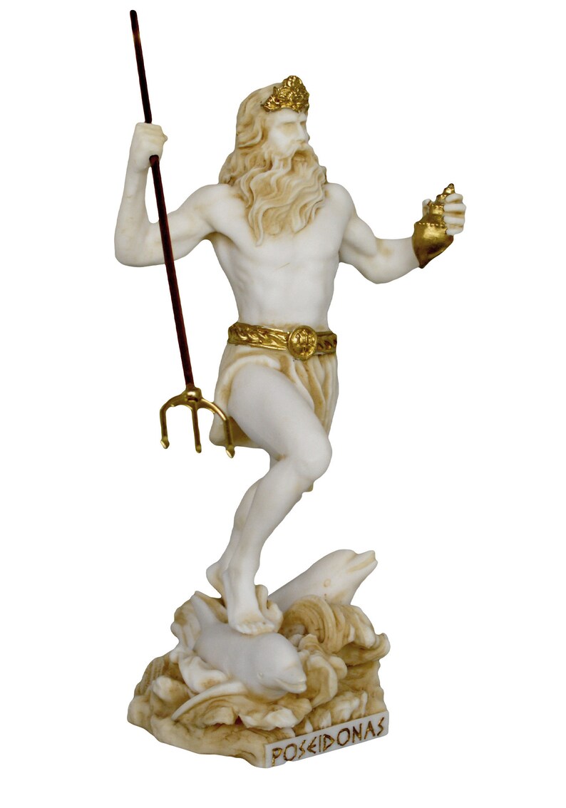 Poseidon Neptune Greek Roman God of the Sea Storms - Etsy