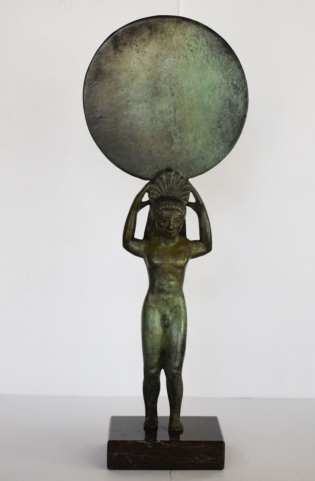 Ancient Greek Mirror - Male Figure and Couple in Love - Museum Replica ...