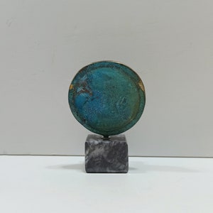 Ancient Greek Macedonian Shield Vergina Sun Royal Symbol Marble Base ...