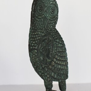 Athenian Owl Symbol of Wisdom Ancient Greek Replica Pure Bronze ...