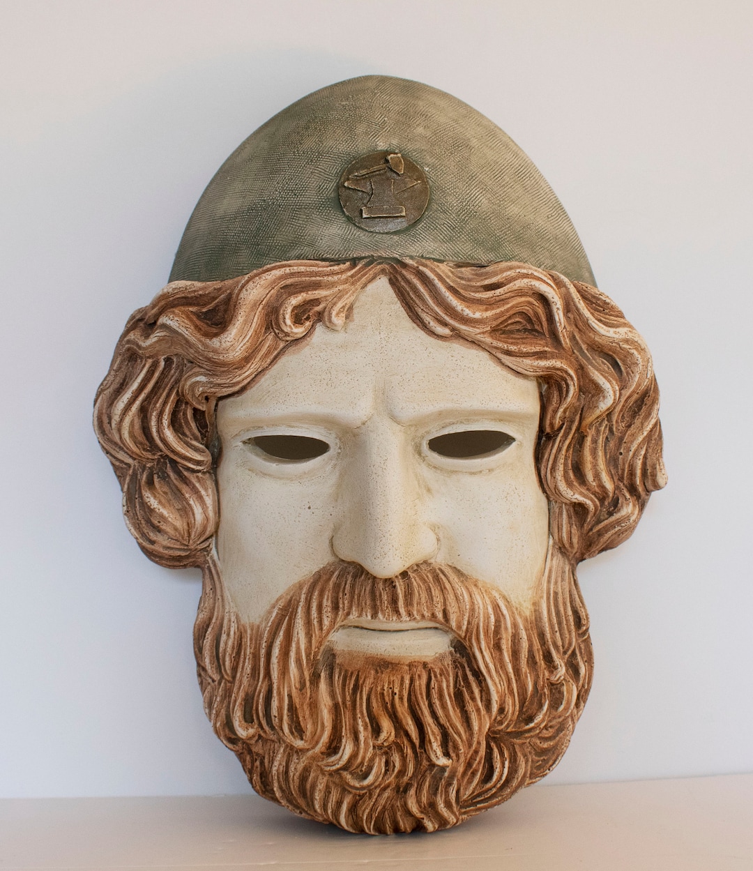 Hephaestus Vulcan Mask - Greek Roman God of Blacksmiths, Metalworking ...