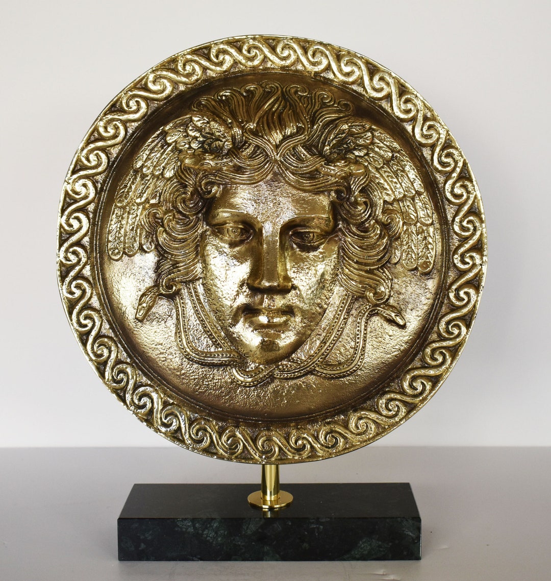 Ancient Greek Medusa Shield - Symbol of Strength and Power - Marble ...