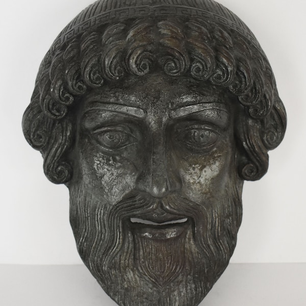 Sea God Roman Mask - Etsy