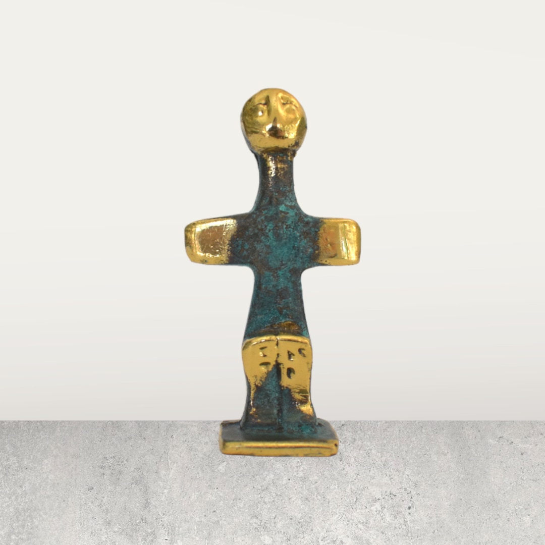 Idol of Pomos - Celebrated Prehistoric Sculpture - Chalcolithic Period ...