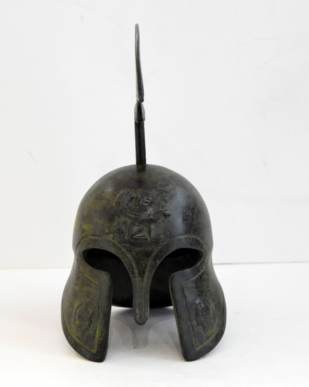Ancient Greek Spartan Corinthian Helmet - Classic Period - Pure Bronze ...