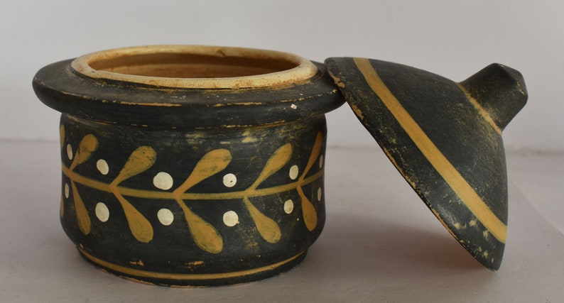 Pyxis Vase Cylindrical Box Olive Branch Motif Symbol of - Etsy