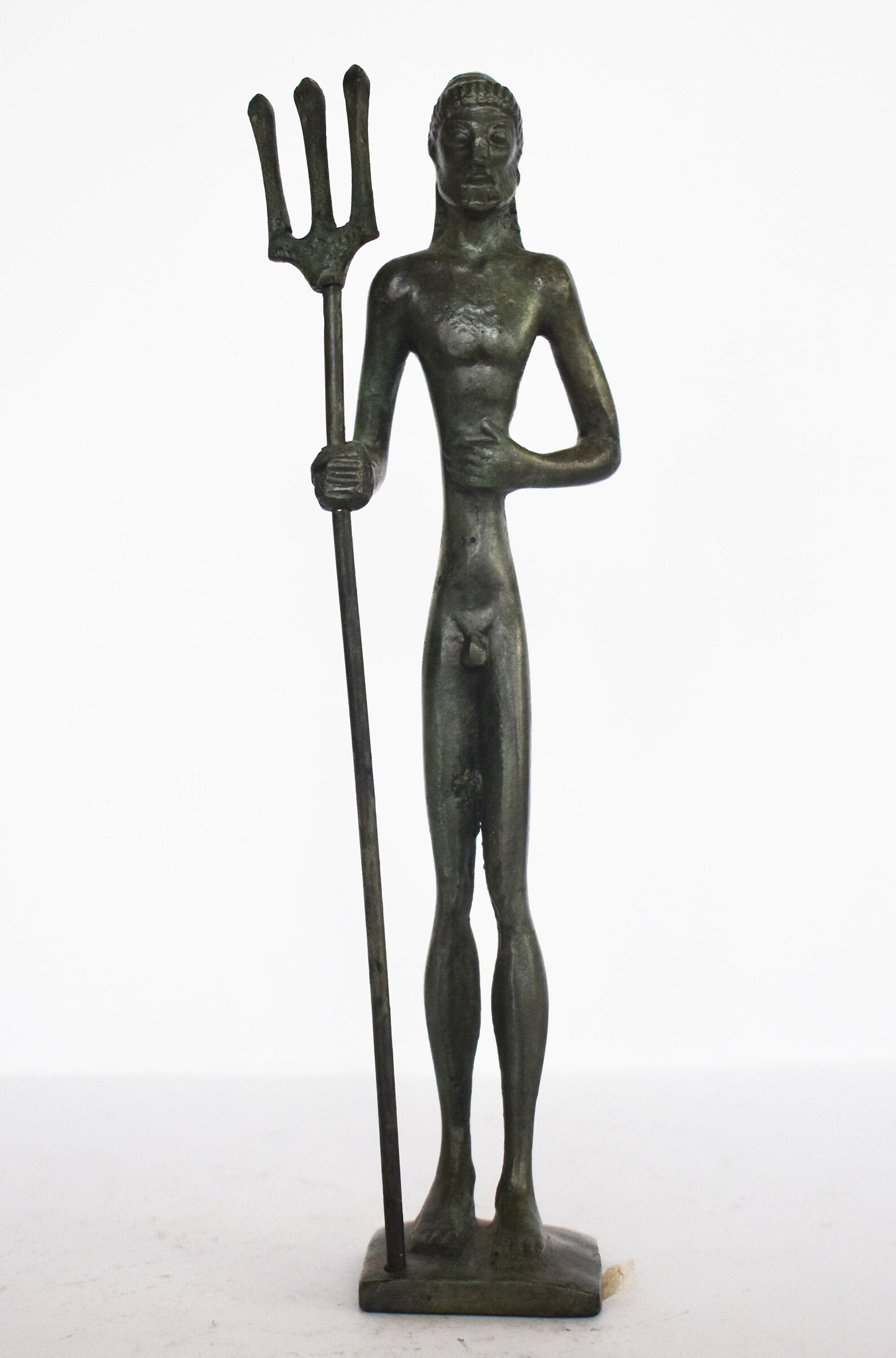 Poseidon Neptune Greek Roman God of the Sea Pure Bronze - Etsy