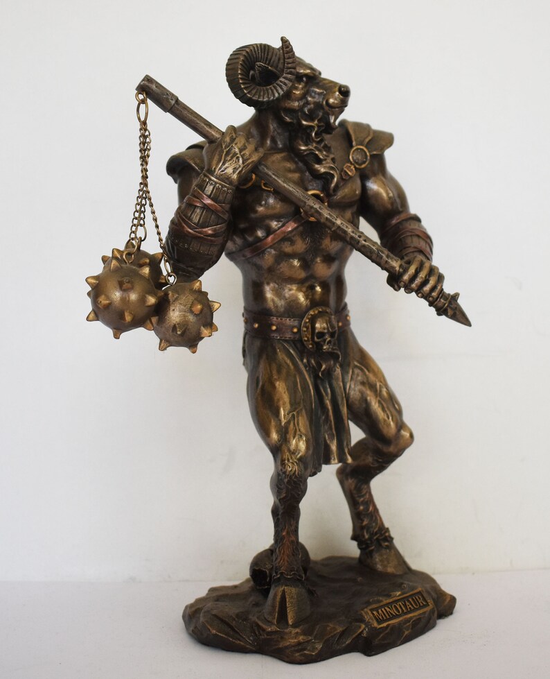 Minotaur Mythical Creature Half-man Half-bull Fierce and - Etsy