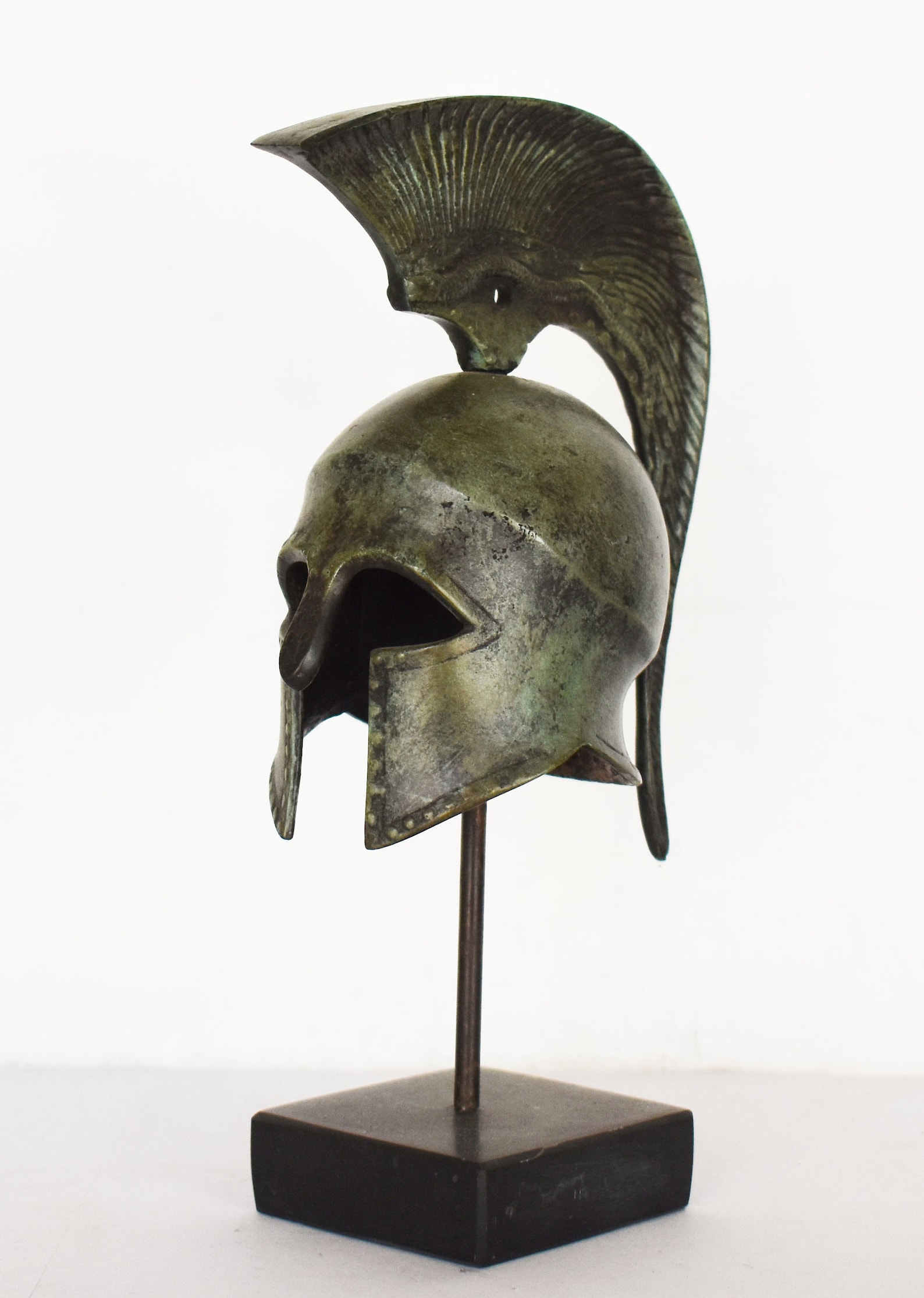 Ancient Greek Spartan Corinthian Helmet Snake Motif Marble - Etsy