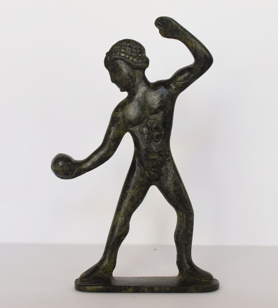 Thrower - Shot Put - Ancient Greek Olympic Games- Pure Bronze Sculpture ...