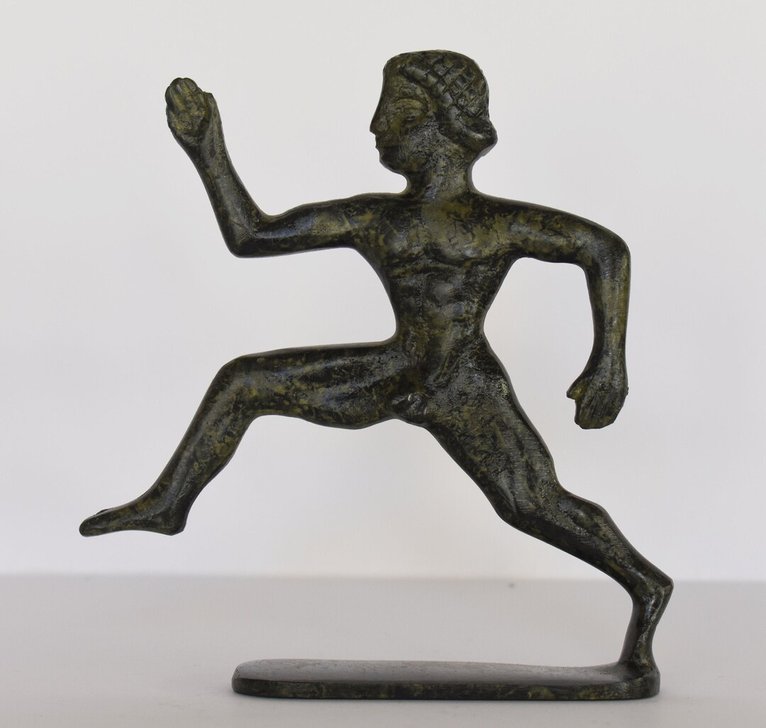 Runner - Athlete - Foot Race - Ancient Greek Olympic Games- Pure Bronze ...