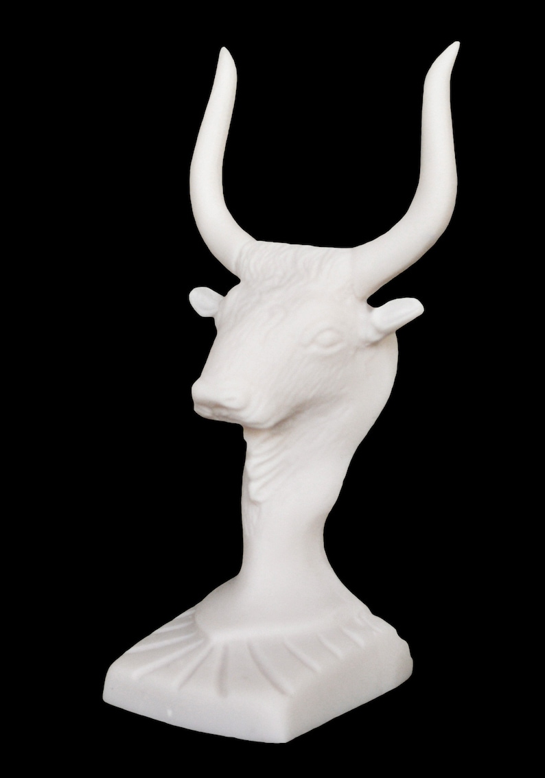 Minoan Bull Head Knossos Palace Crete Symbol of Cosmic - Etsy