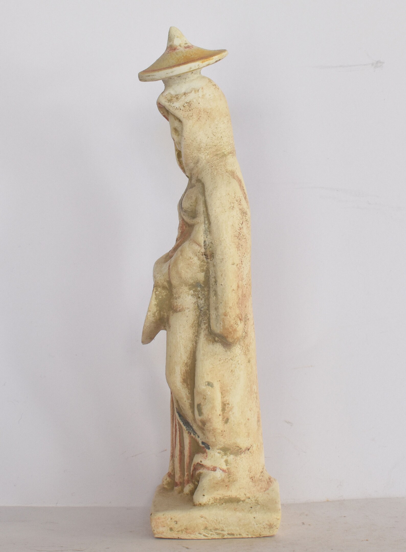 Tanagra Figurine Draped Young Woman Wearing Hat - Etsy