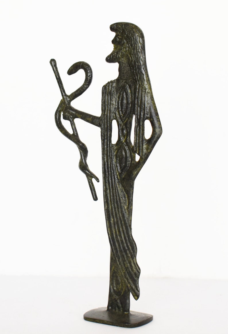 Asclepius Ancient Greek God of Medicine and Doctors Son of | Etsy